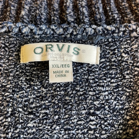 Orvis | Sweaters | Orvis Womans Xxl Chenille Vneck Sweater | Poshmark